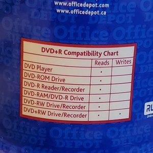 Office Depot | Media | Office Depot Dvdr 6x 47 Gb 12 Minute 100 Spindle ...